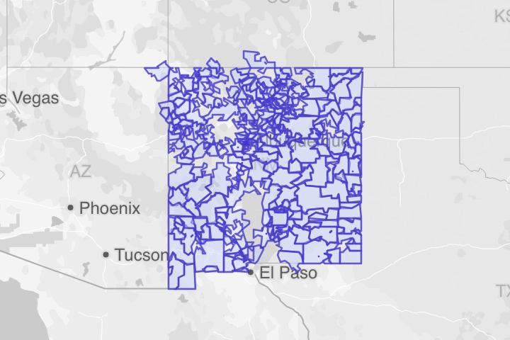 New Mexico Counties – KML Boundary File Download (Free)