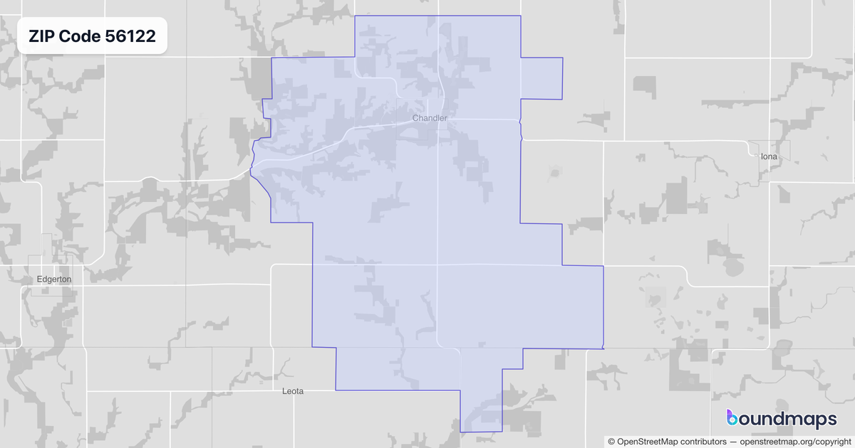 ZIP Code 56122 – KML Boundary File Download (Free)