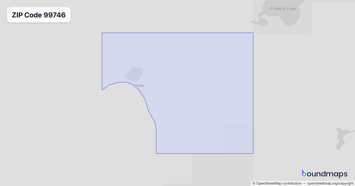 ZIP Code 99746 – KML Boundary File Download (Free)